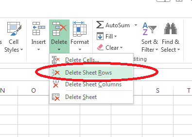 Cara Membuang Blank Cell Dalam Excel
